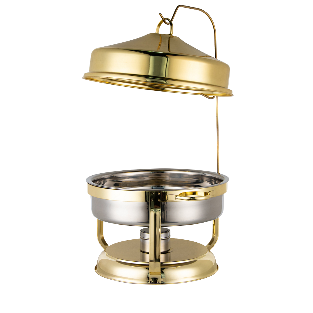 Deluxe Hanging Line - Hanging Chafing Dish - Gold - 9L – Chef's Choice ...